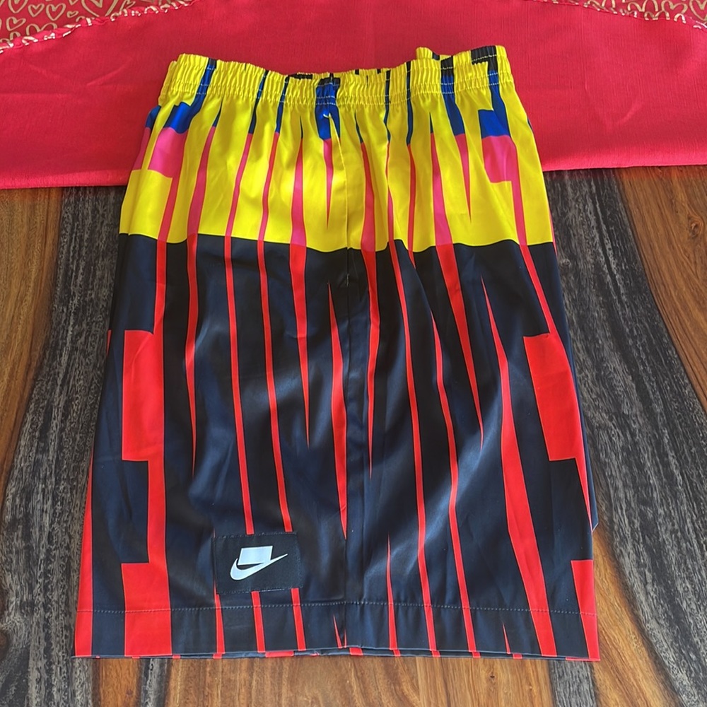Nike Men’s Extremely Colorful Nike Logo Shorts Multi … - Gem